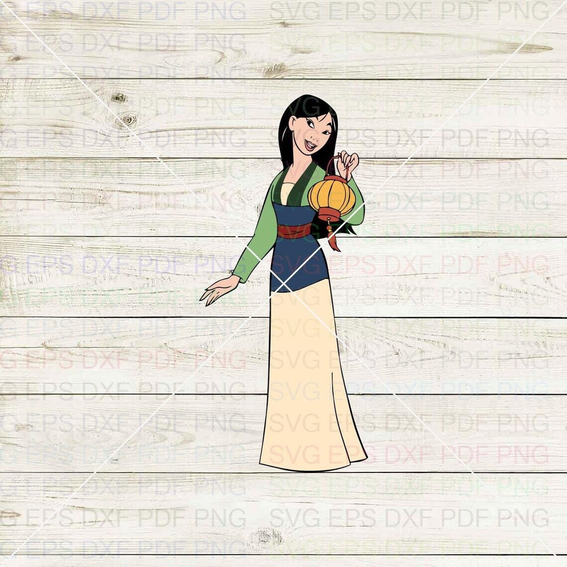 Mulan_006 Svg Dxf Eps Pdf Png, Cricut, Cutting File, Vector, Clipart ...