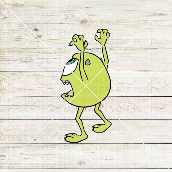 Mike Wazowski Vector - Etsy