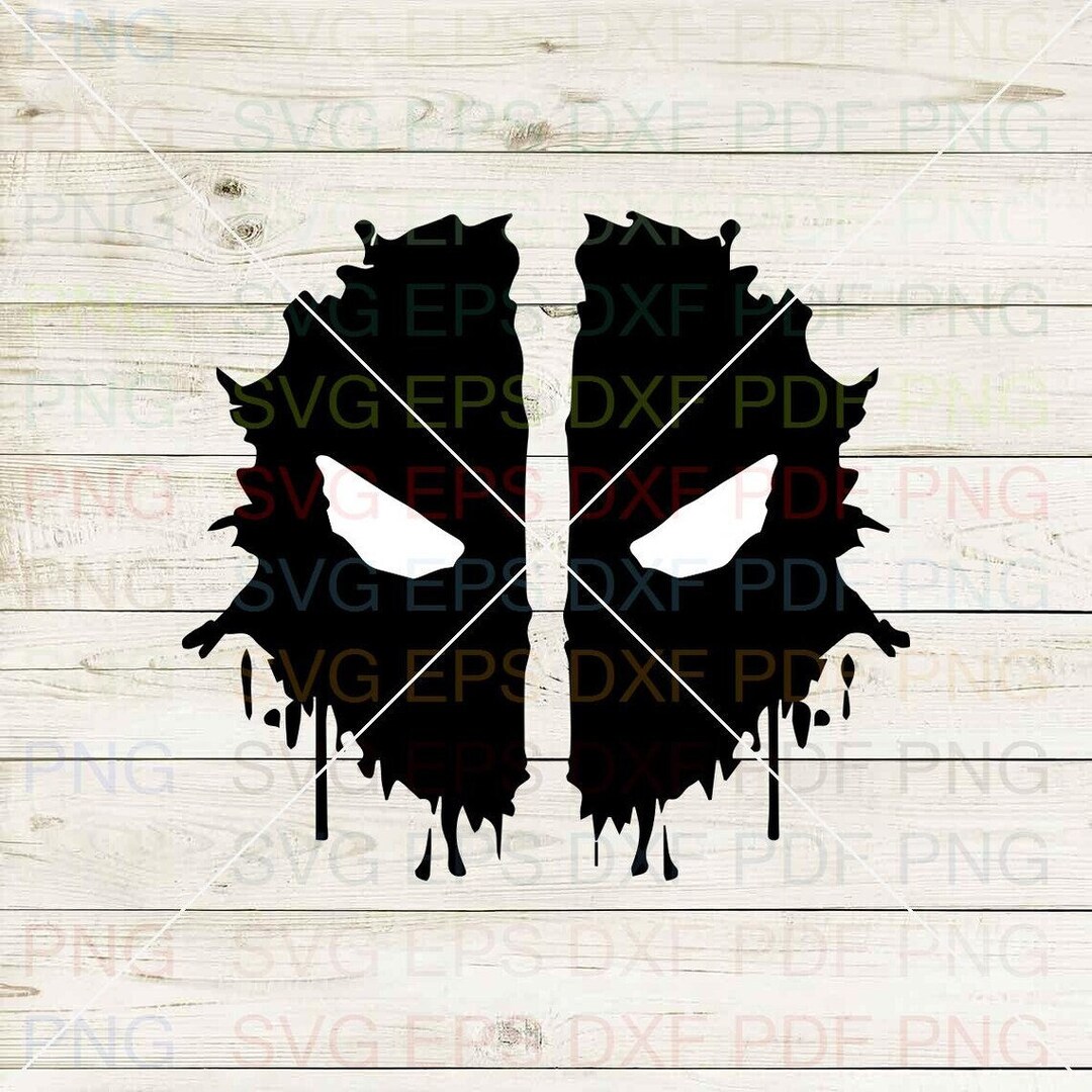 Deadpool_050 Svg Dxf Eps Pdf Png, Cricut, Cutting File, Vector, Clipart ...