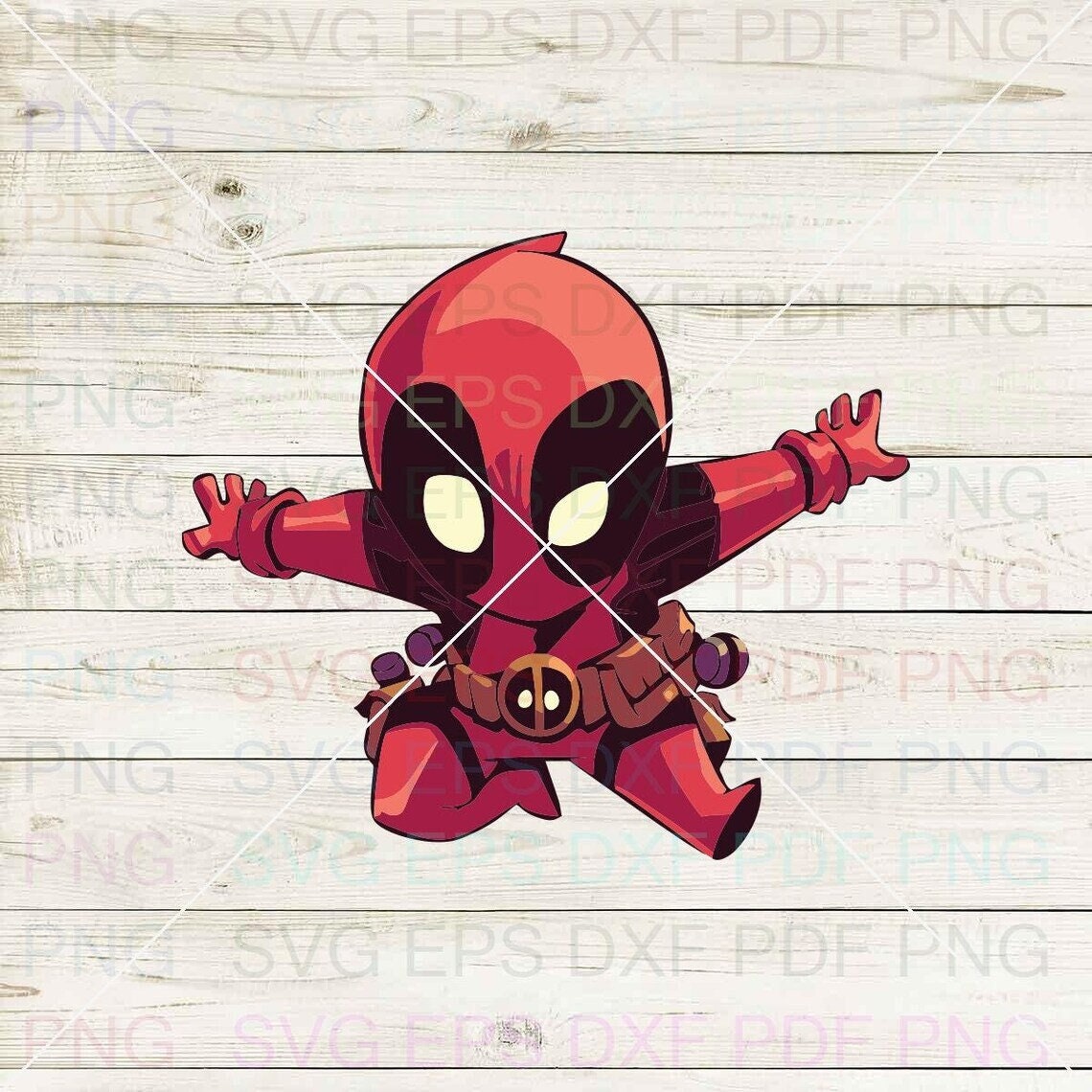 Baby_deadpool_013 Svg Dxf Eps Pdf Png, Cricut, Cutting File, Vector ...