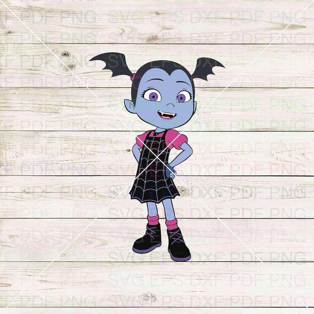 Vampirina_007 Svg Dxf Eps Pdf Png, Cricut, Cutting File, Vector ...