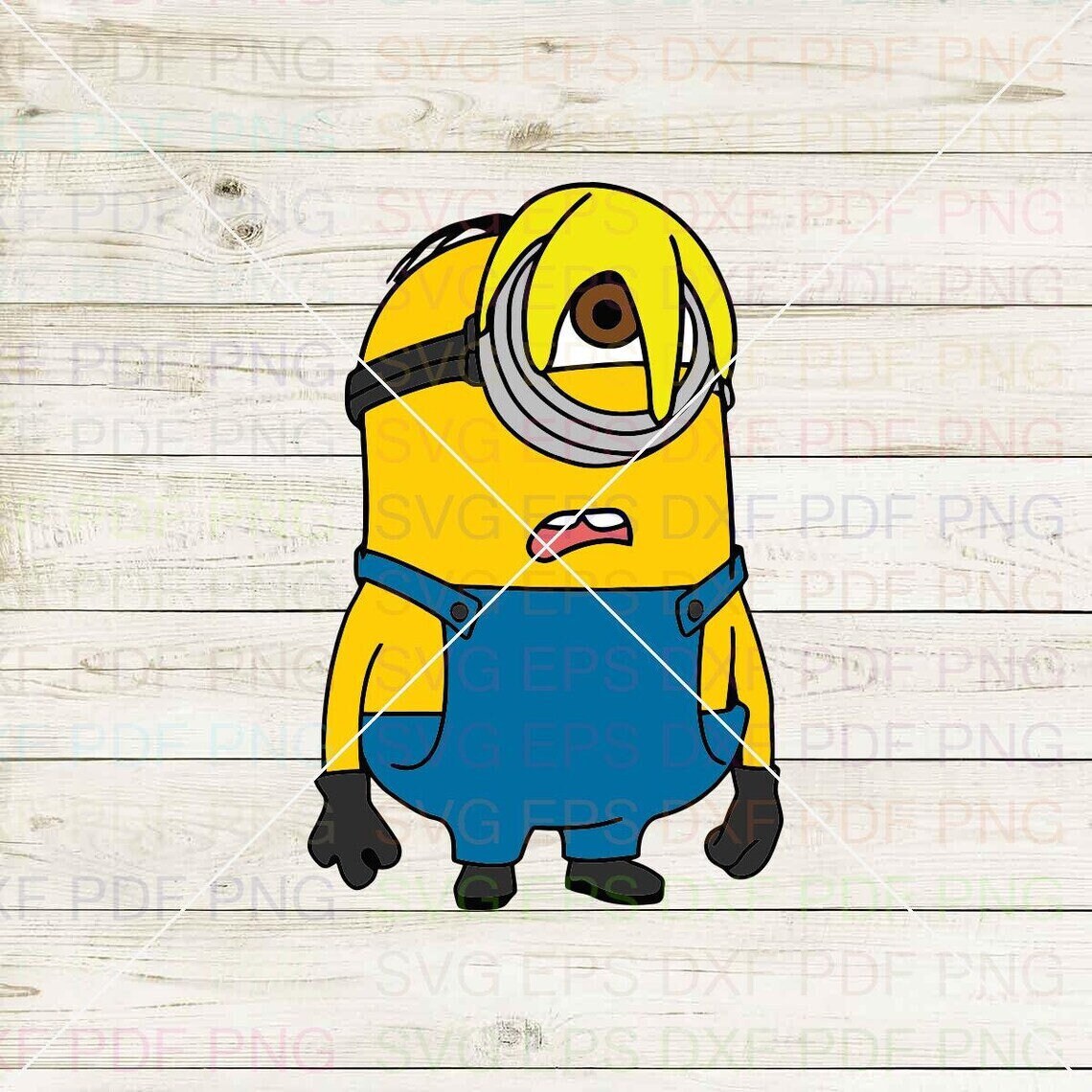 Minions_016 Svg Dxf Eps Pdf Png, Cricut, Cutting File, Vector, Clipart ...