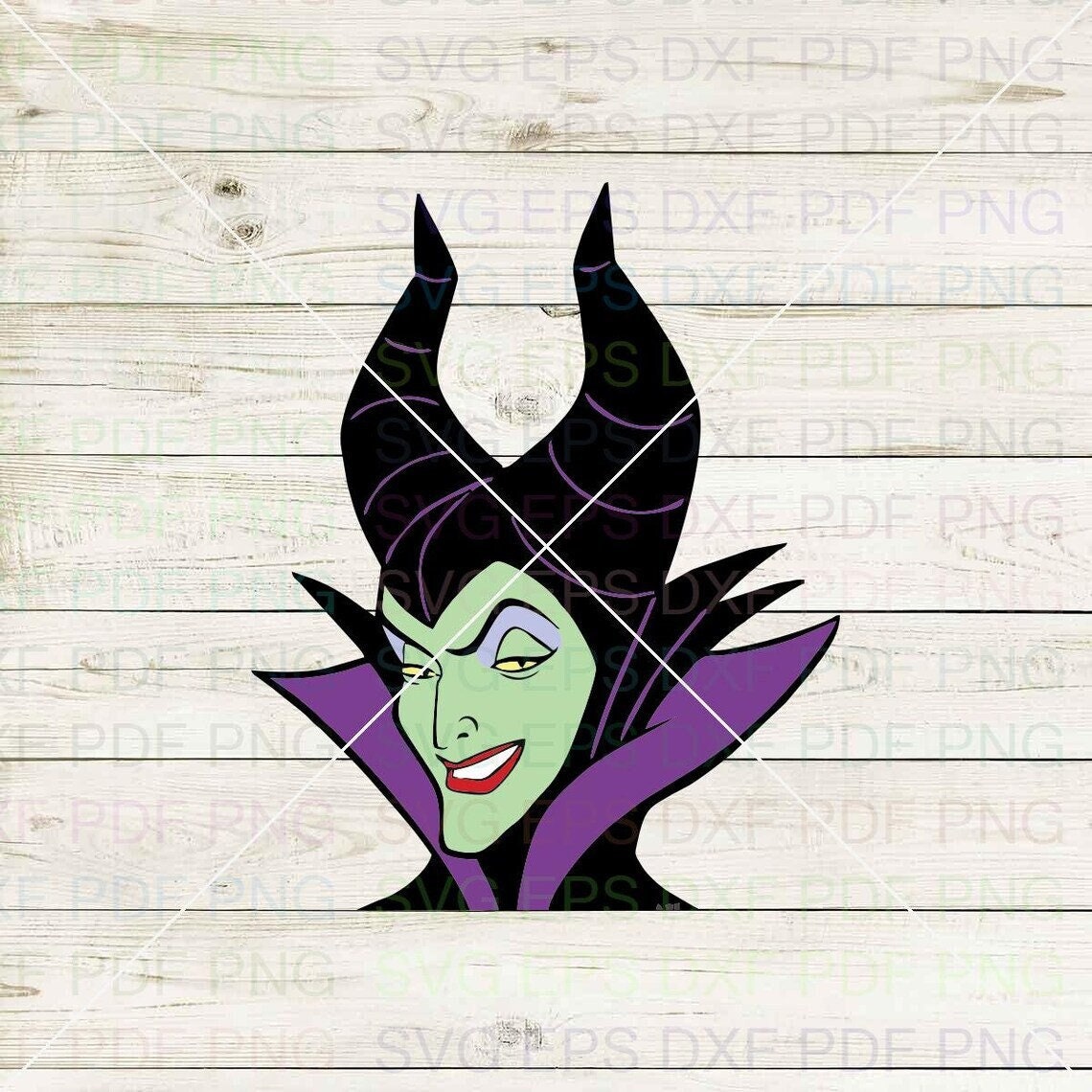 Maleficent_silhouette_028 Svg Dxf Eps Pdf Png, Cricut, Cutting File ...