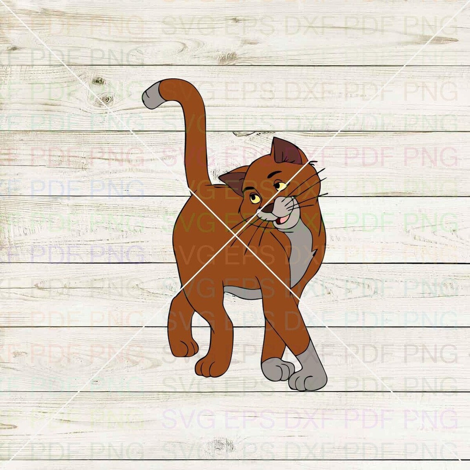 Thomas_omalley_the_aristocats_021 Svg Dxf Eps Pdf Png, Cricut, Cutting ...