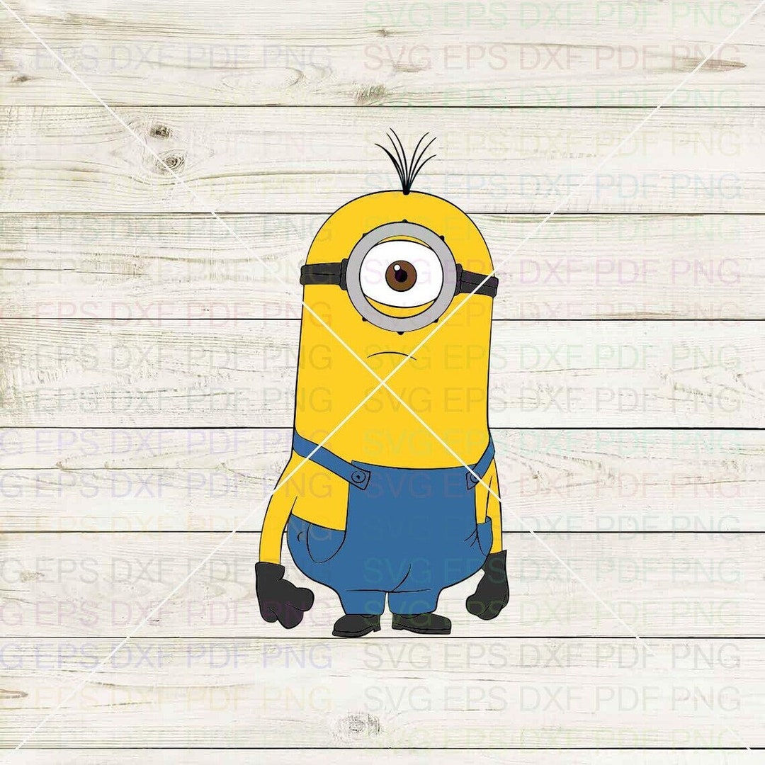 Minions_021 Svg Dxf Eps Pdf Png, Cricut, Cutting File, Vector, Clipart ...