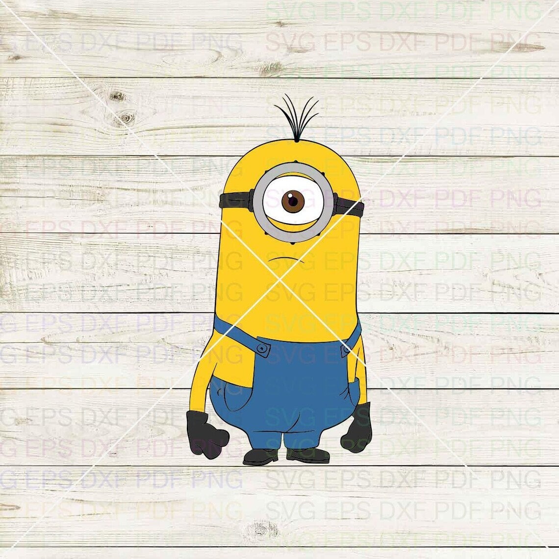 Minions_021 Svg Dxf Eps Pdf Png, Cricut, Cutting File, Vector, Clipart ...