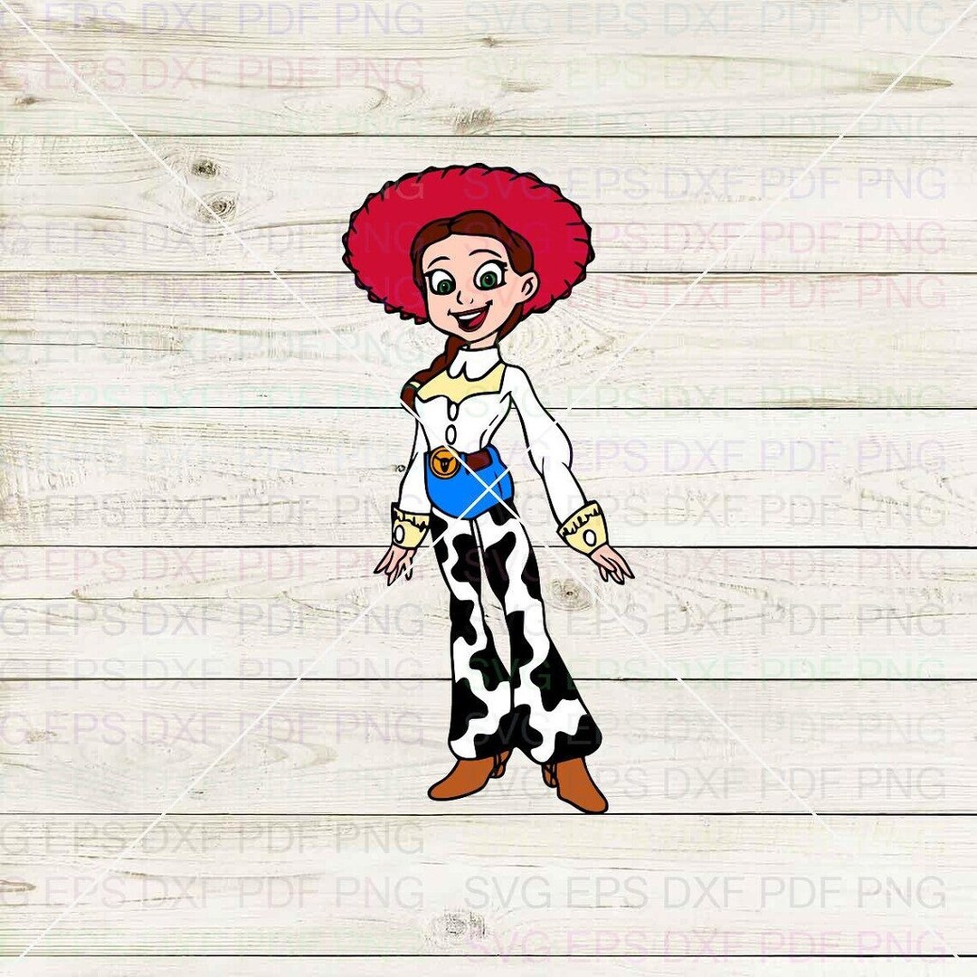 Jessie_toy_story_024 Svg Dxf Eps Pdf Png, Cricut, Cutting File, Vector ...