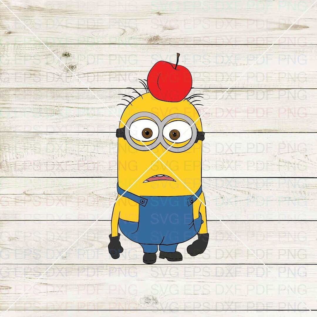 Minions_020 Svg Dxf Eps Pdf Png, Cricut, Cutting File, Vector, Clipart ...