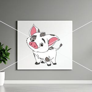 Pua_moana_013 Svg Dxf Eps Pdf Png, Cricut, Cutting File, Vector ...