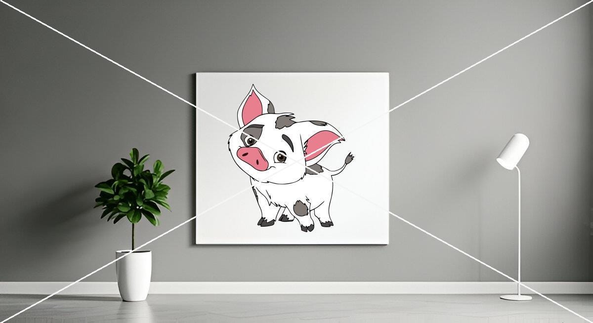 Pua_moana_013 Svg Dxf Eps Pdf Png, Cricut, Cutting File, Vector ...