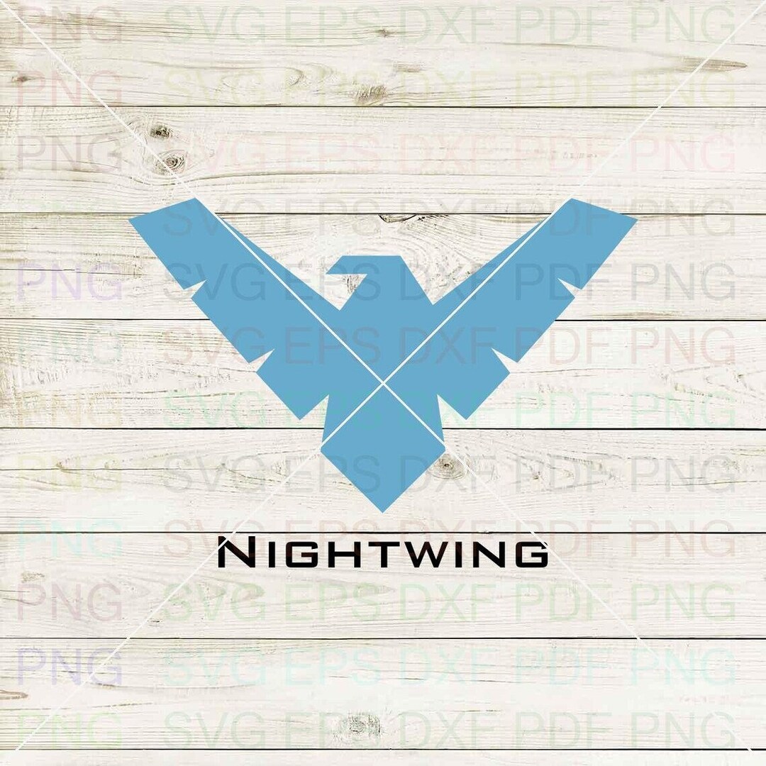 Nightwing_svg Svg Dxf Eps Pdf Png, Cricut, Cutting File, Vector ...