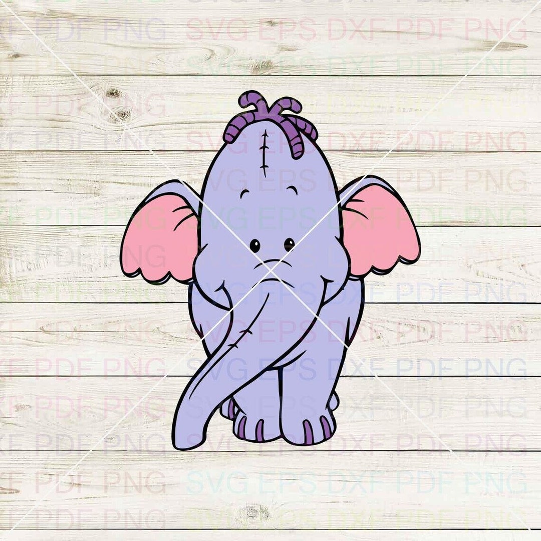 Heffalump_winnie_the_pooh_041 Svg Dxf Eps Pdf Png, Cricut, Cutting File ...