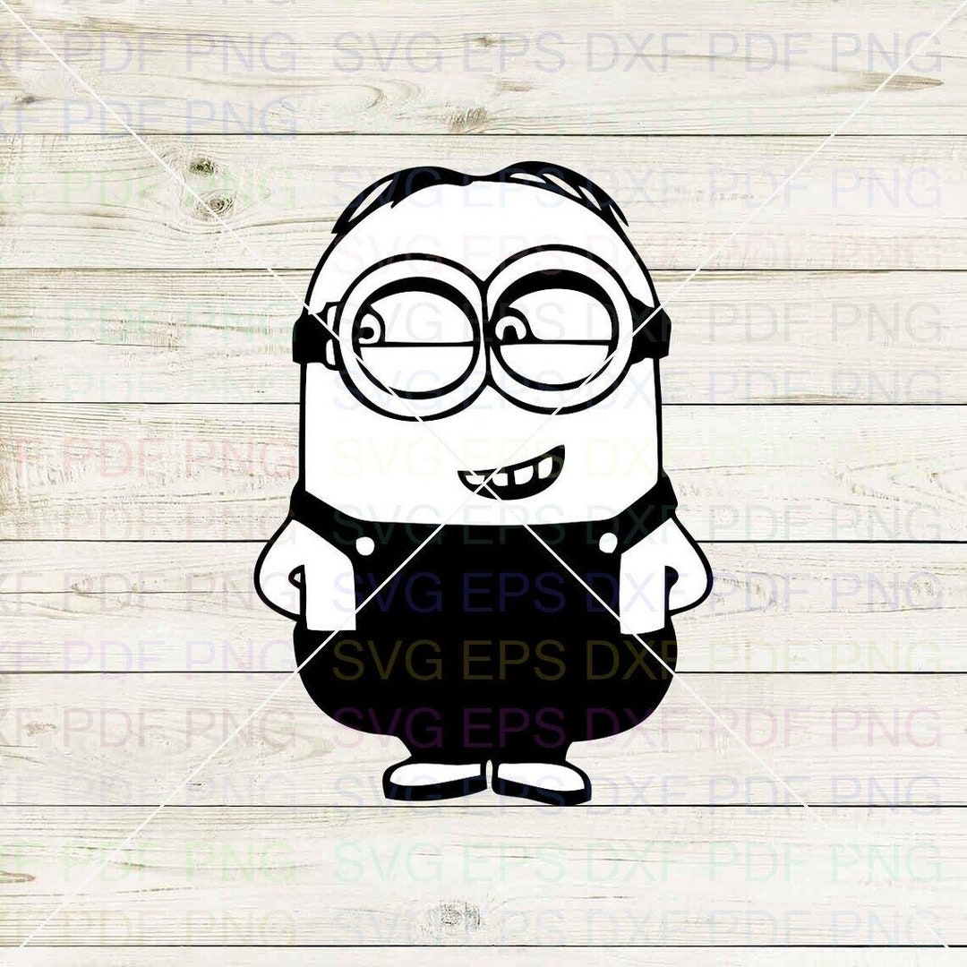 Minions_017 Svg Dxf Eps Pdf Png, Cricut, Cutting File, Vector, Clipart ...