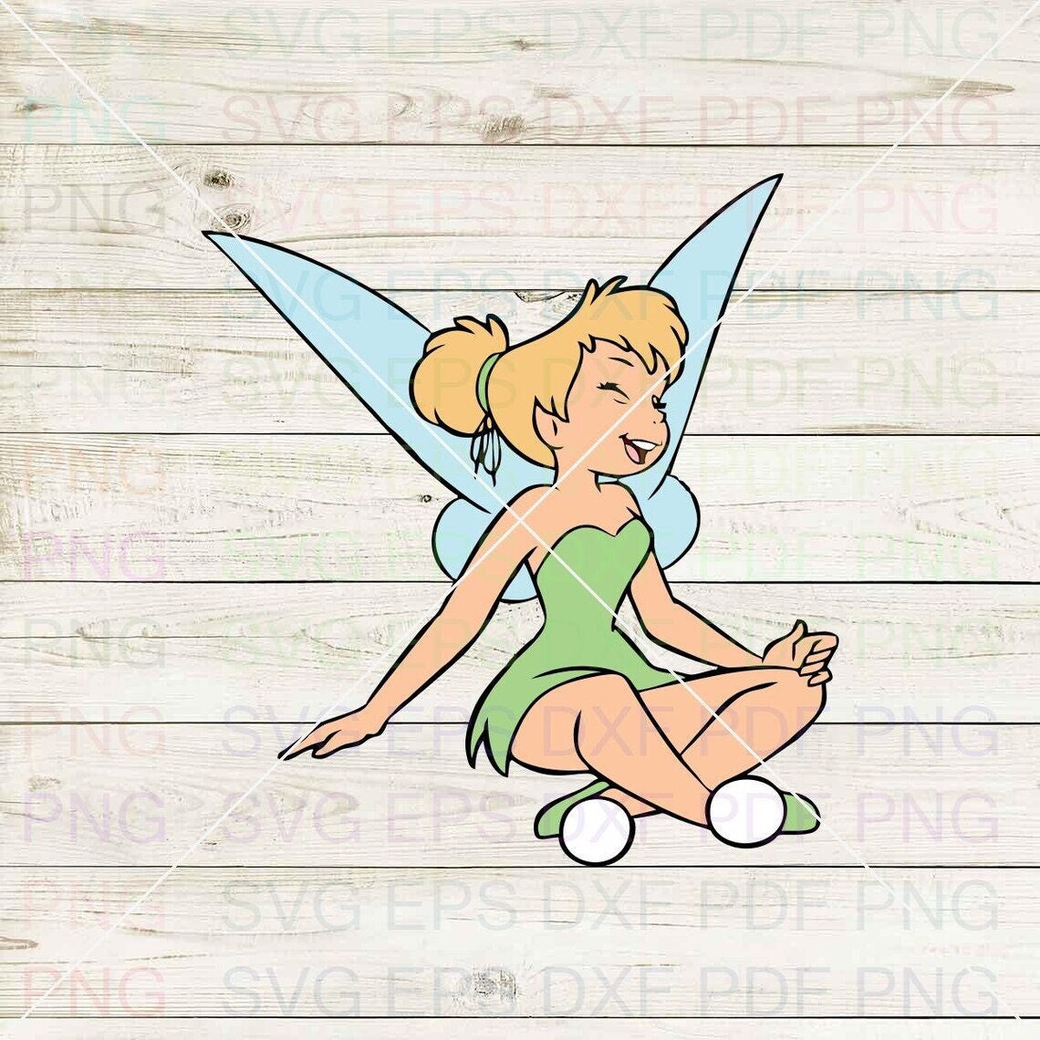 Tinker_bell_010 Svg Dxf Eps Pdf Png, Cricut, Cutting File, Vector ...