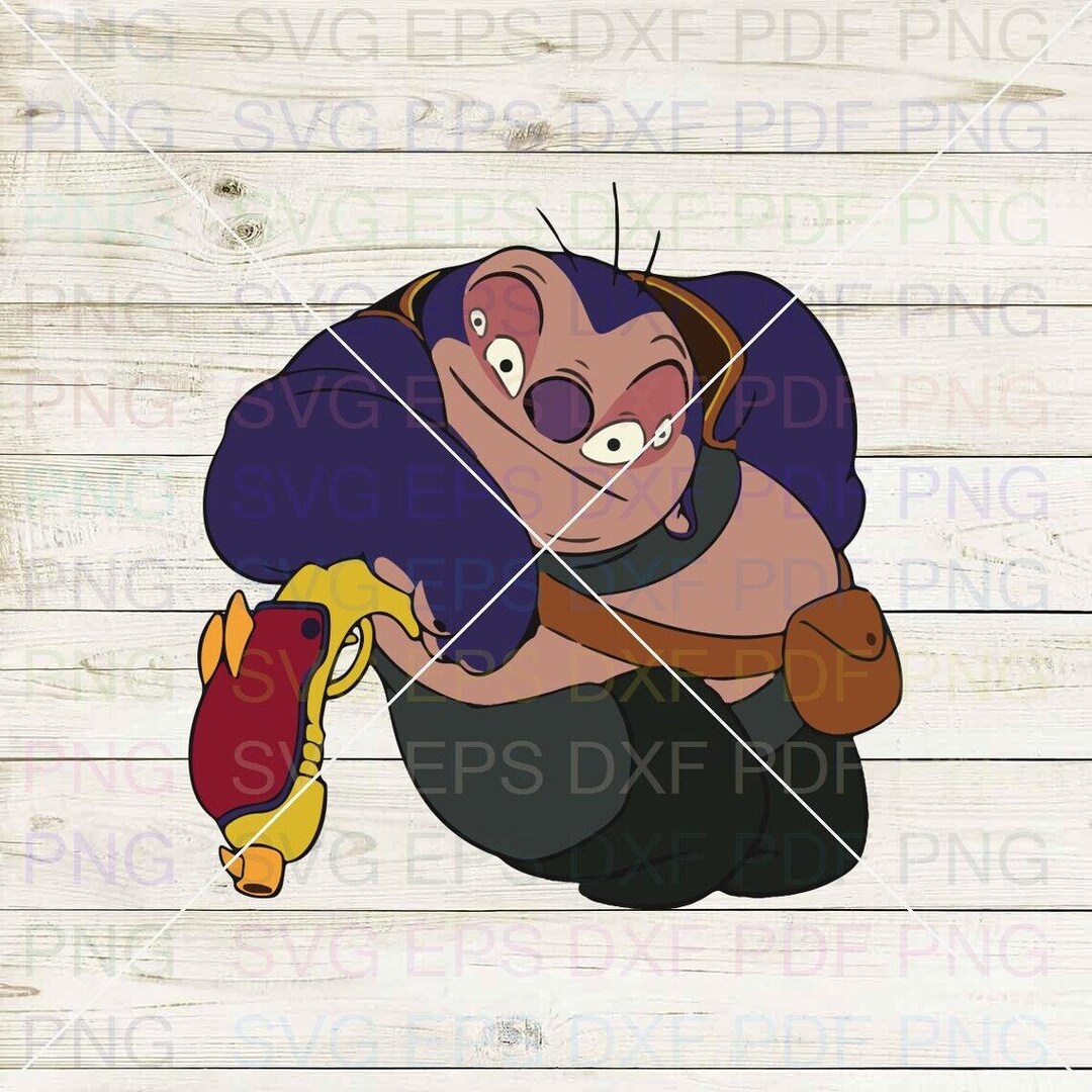 Jumba_lilo_and_stitch_041 Svg Dxf Eps Pdf Png, Cricut, Cutting File ...