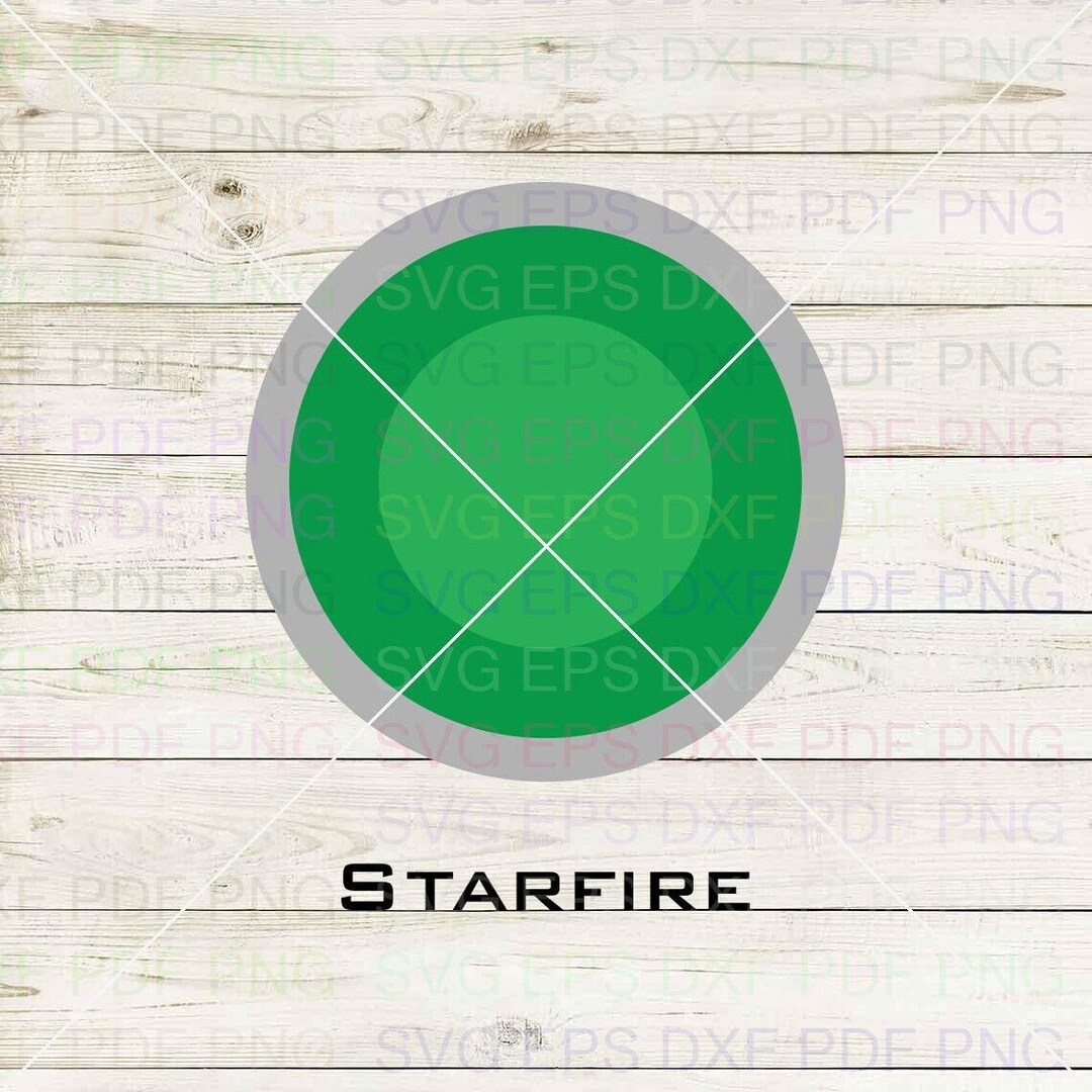 Starfire_svg Svg Dxf Eps Pdf Png, Cricut, Cutting File, Vector, Clipart ...