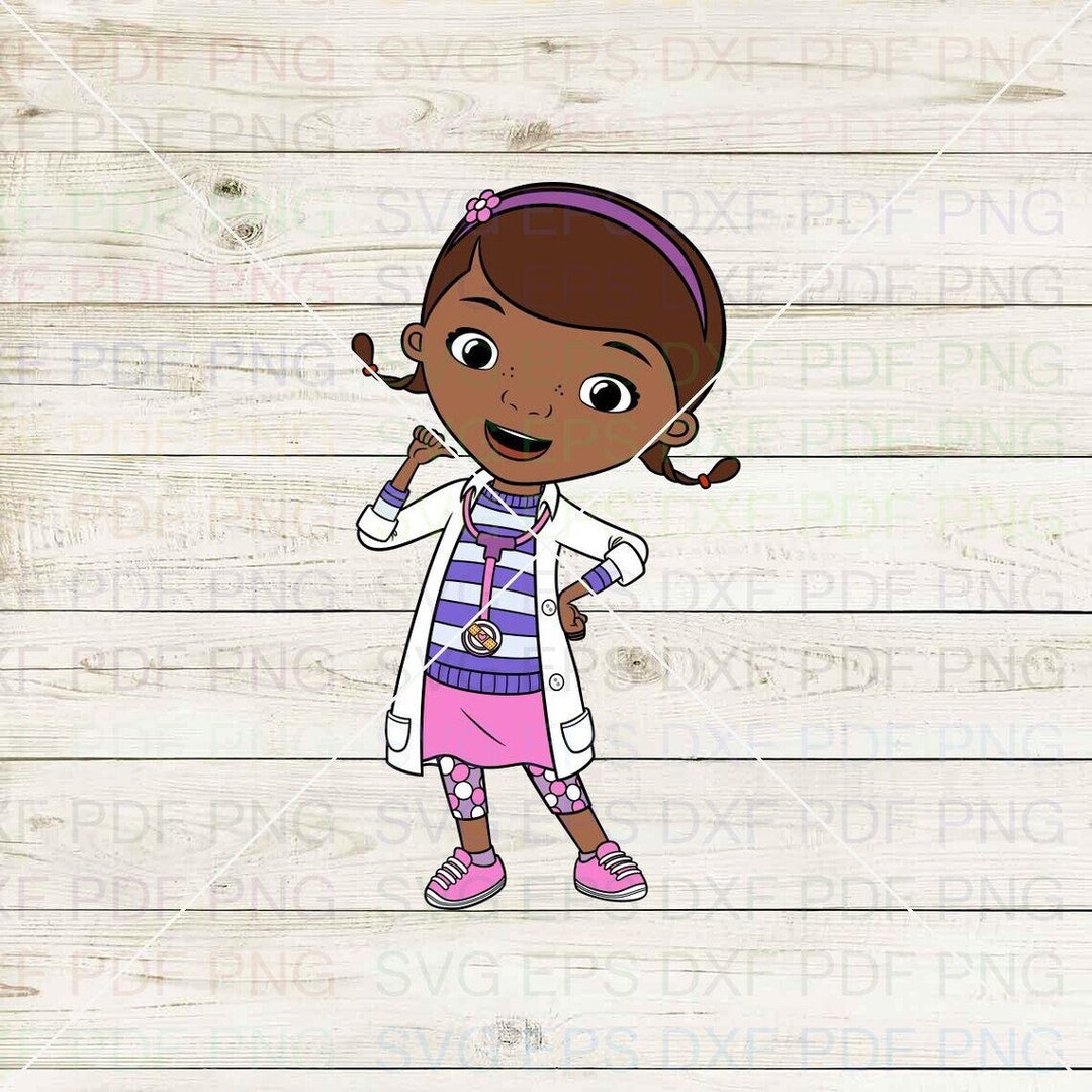 Doc_dottie_mcstuffins_001 Svg Dxf Eps Pdf Png, Cricut, Cutting File ...