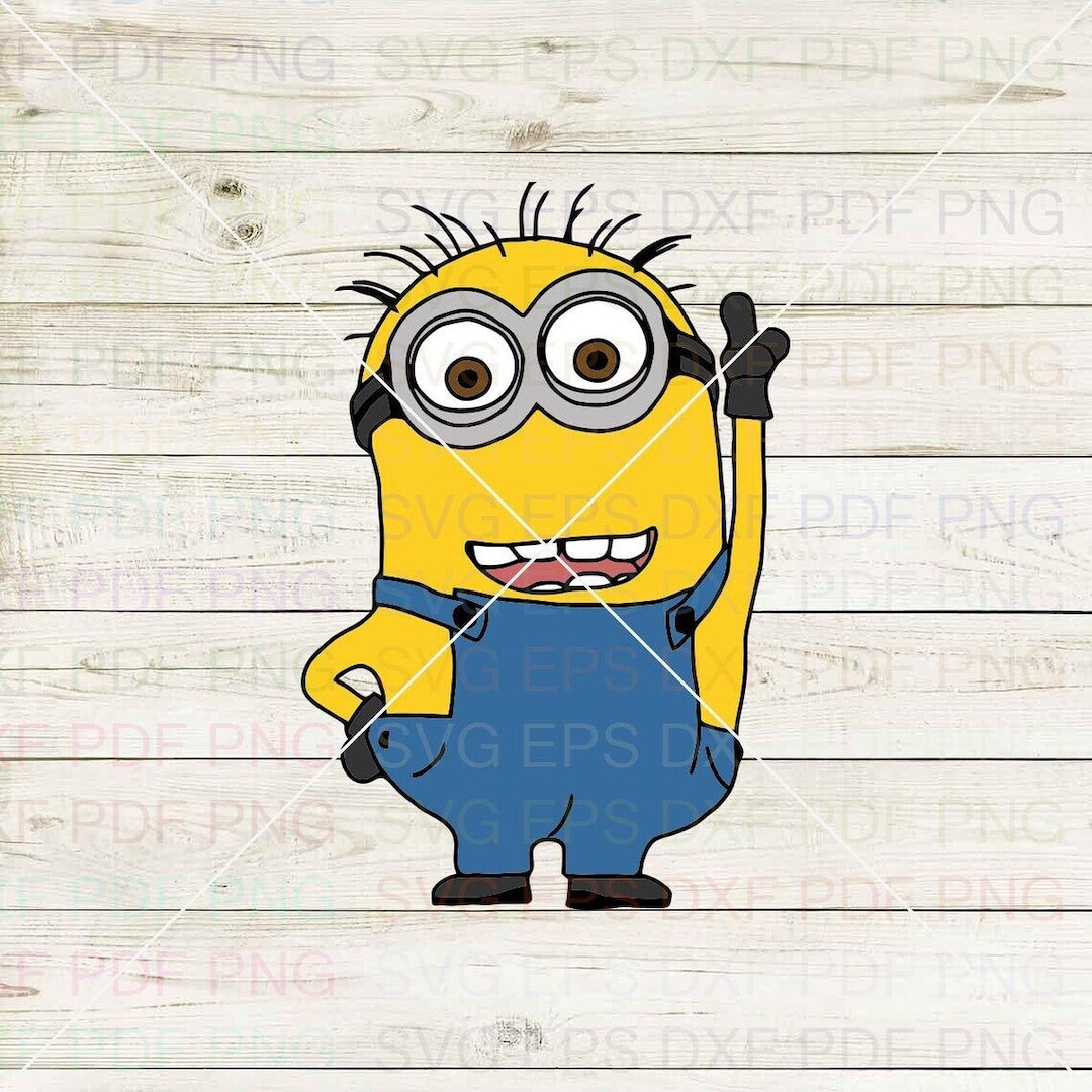 Minions_023 Svg Dxf Eps Pdf Png, Cricut, Cutting File, Vector, Clipart ...