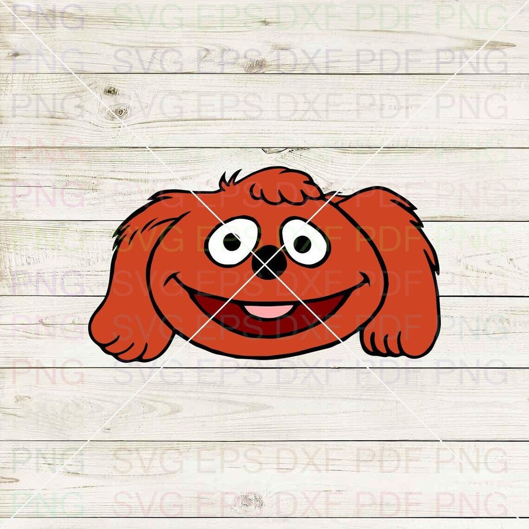 Baby_rowlf_muppet_babies_012 Svg Dxf Eps Pdf Png, Cricut, Cutting File ...