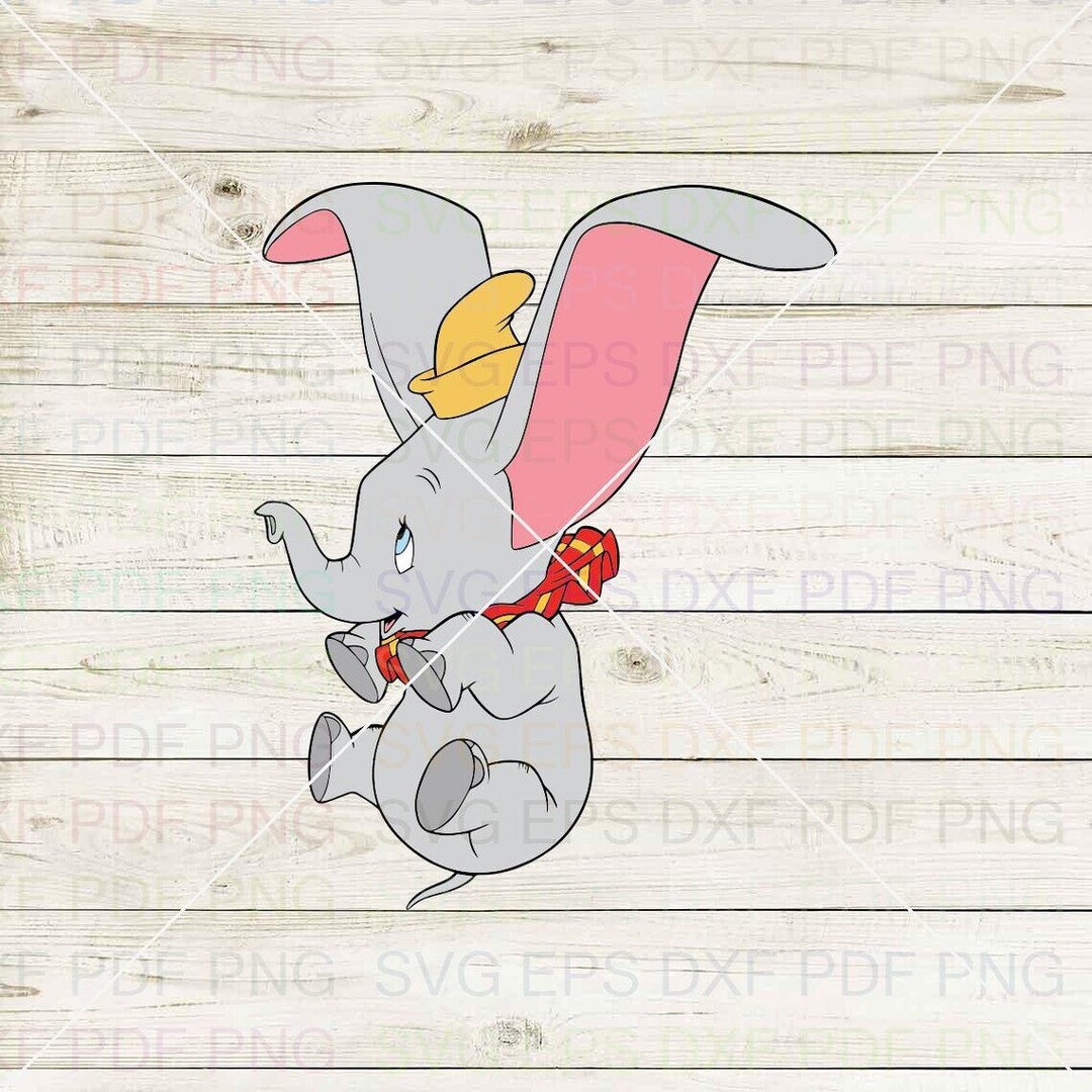 Dumbo_016 Svg Dxf Eps Pdf Png, Cricut, Cutting File, Vector, Clipart ...