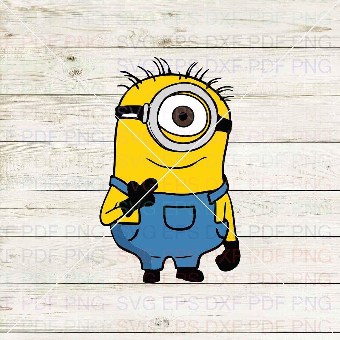 Minions_014 Svg Dxf Eps Pdf Png, Cricut, Cutting File, Vector, Clipart ...