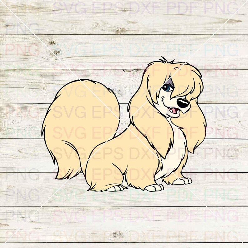 Lady_and_the_tramp_006 Svg Dxf Eps Pdf Png, Cricut, Cutting File ...