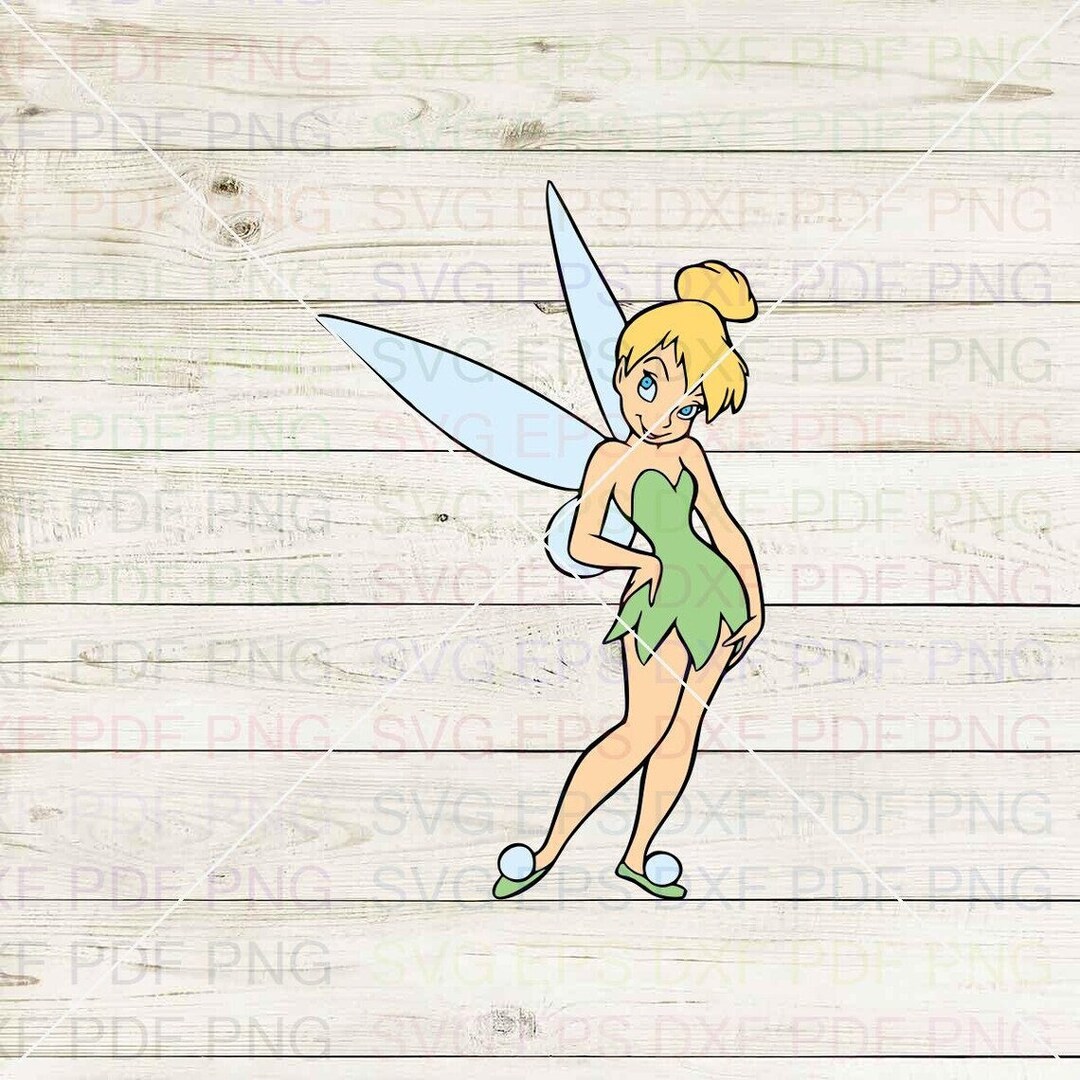 Tinker_bell_012 Svg Dxf Eps Pdf Png, Cricut, Cutting File, Vector ...