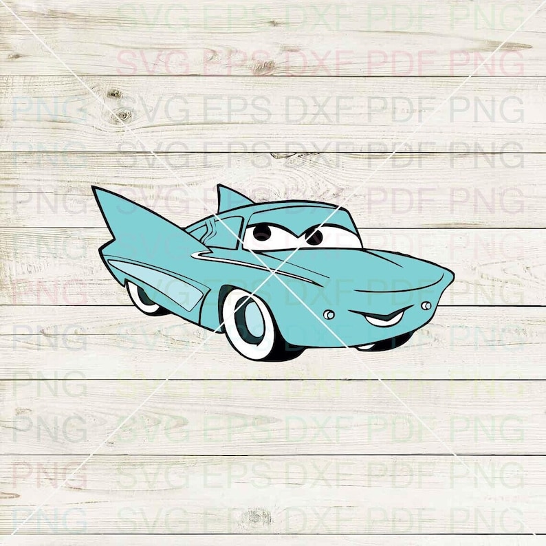 Flo_car_cars_023 Svg Dxf Eps Pdf Png, Cricut, Cutting File, Vector ...