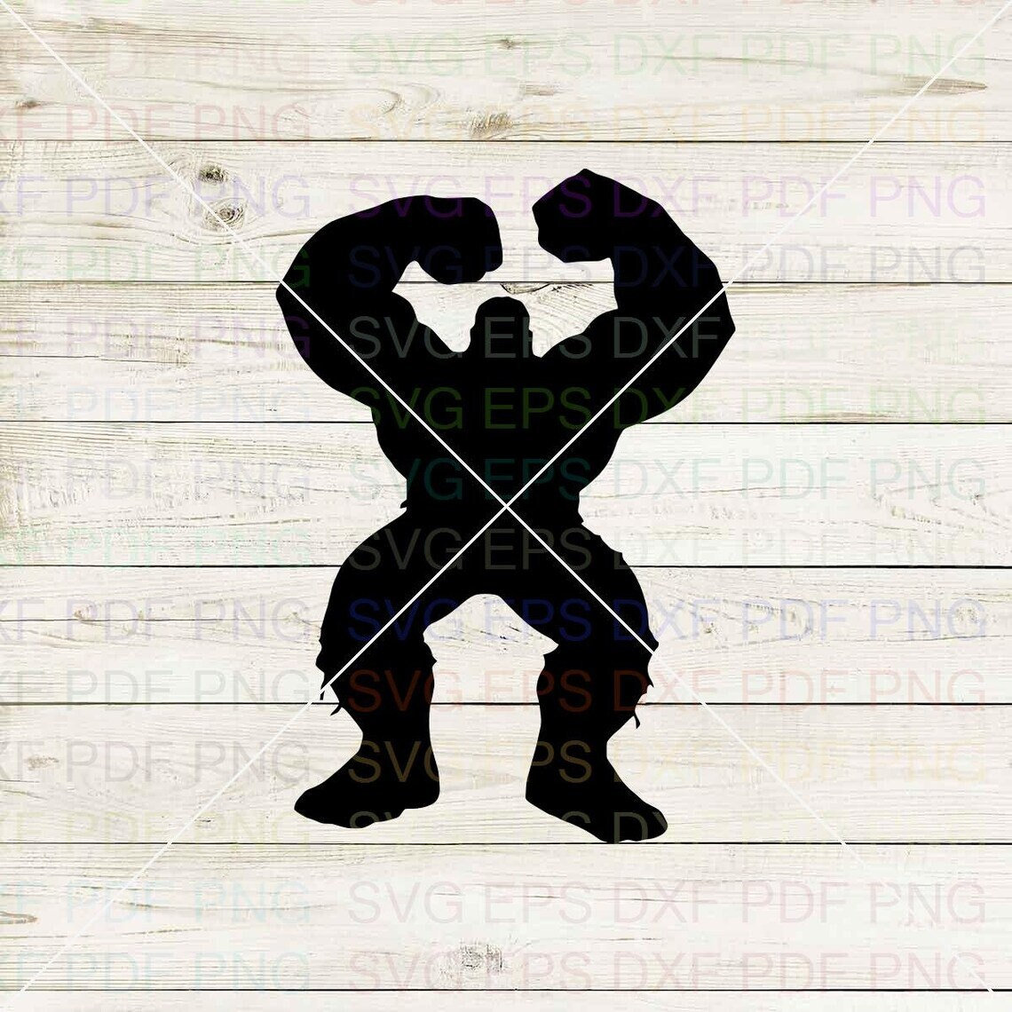 Hulk_hand_face_silhouette_005 Svg Dxf Eps Pdf Png, Cricut, Cutting File ...
