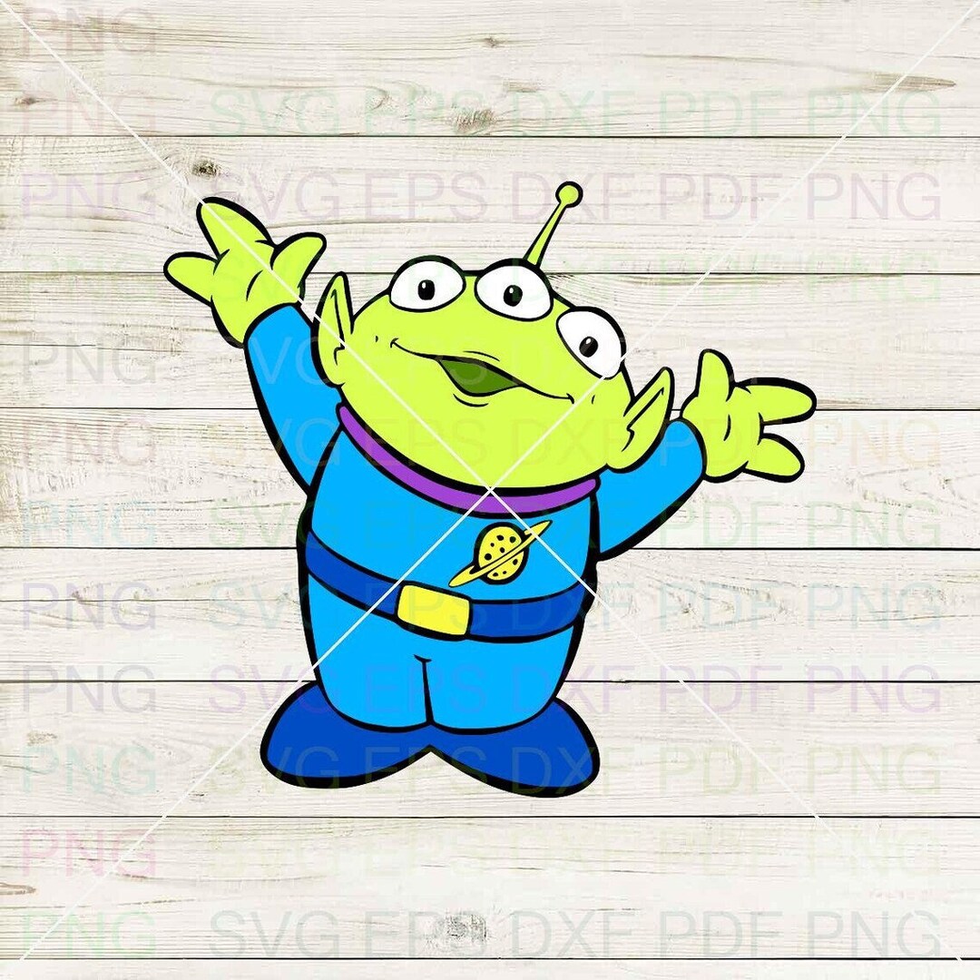 Aliens_toy_story_035 Svg Dxf Eps Pdf Png, Cricut, Cutting File, Vector ...