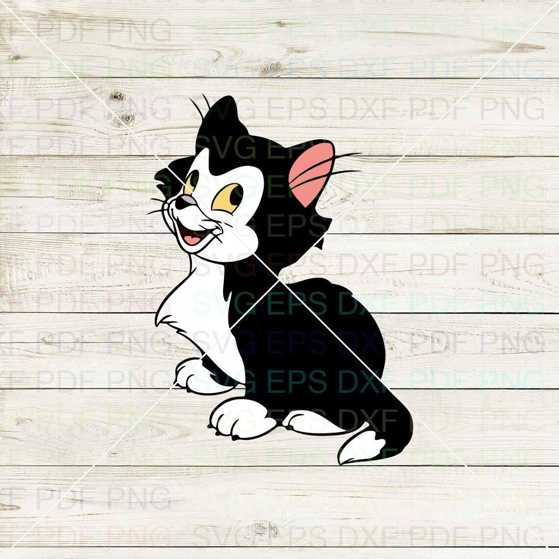 Figaro_pinocchio_008 Svg Dxf Eps Pdf Png, Cricut, Cutting File, Vector ...