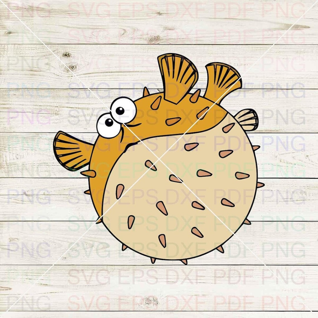 Bloat_finding_nemo_010 Svg Dxf Eps Pdf Png, Cricut, Cutting File ...