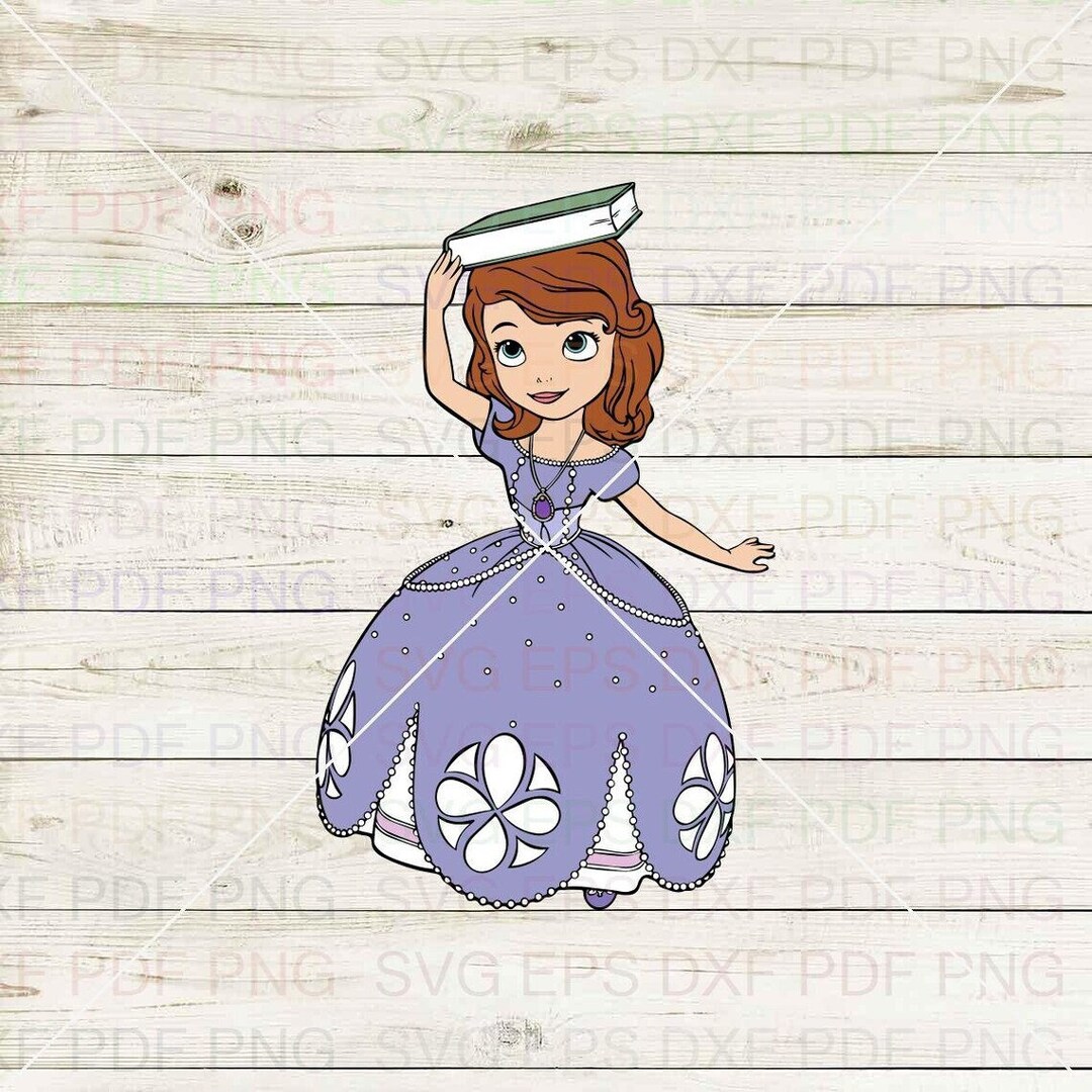 Princess_sofia_sofia_the_first_005 Svg Dxf Eps Pdf Png, Cricut, Cutting ...