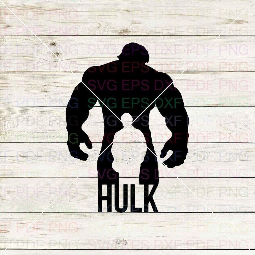 Hulk_hand_face_silhouette_015 Svg Dxf Eps Pdf Png, Cricut, Cutting File ...