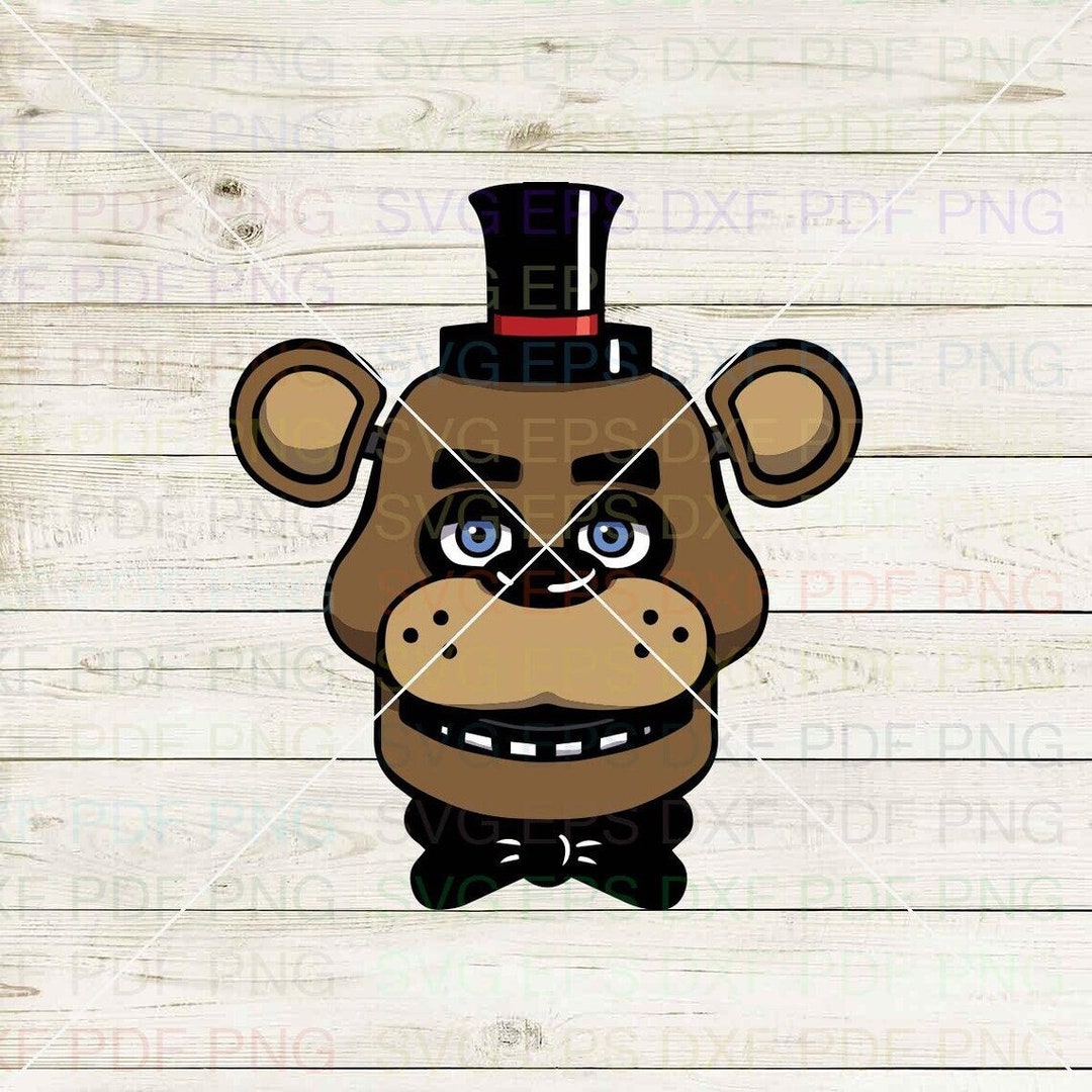 Five_nights_at_freddys_021 Svg Dxf Eps Pdf Png, Cricut, Cutting File ...