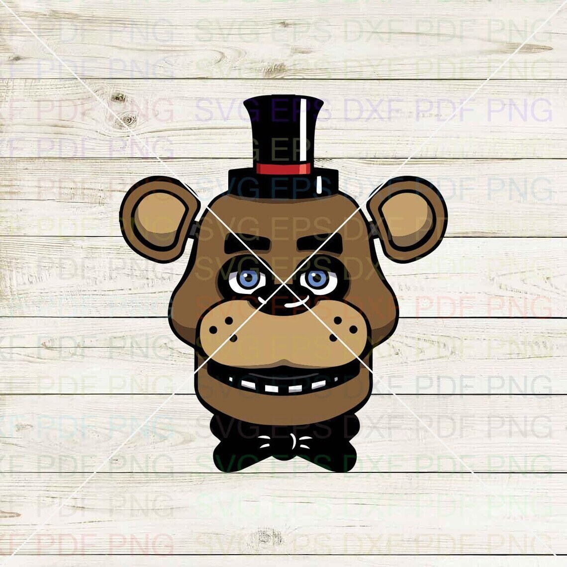 Five_nights_at_freddys_021 Svg Dxf Eps Pdf Png, Cricut, Cutting File ...