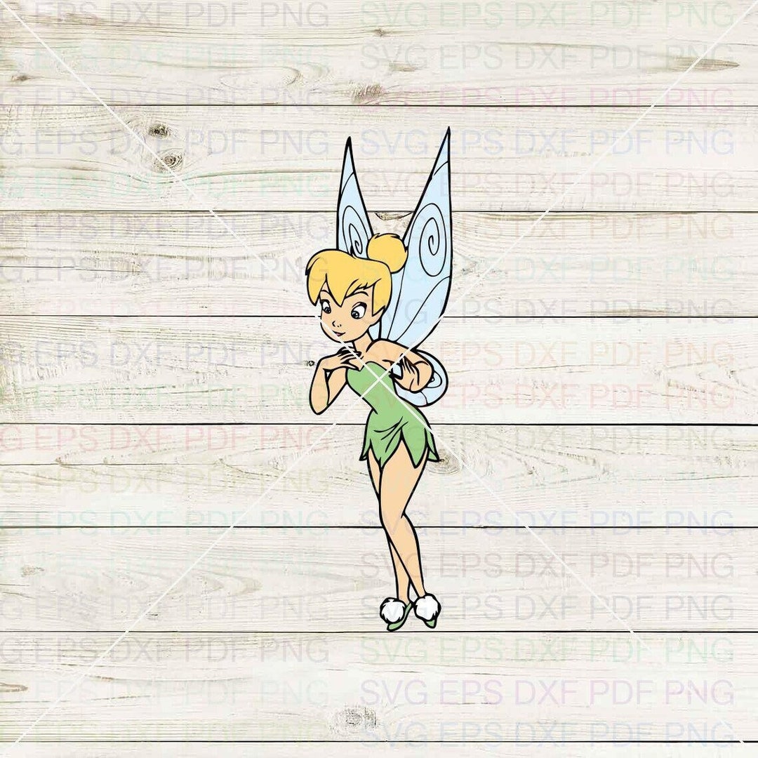 Tinker_bell_009 Svg Dxf Eps Pdf Png, Cricut, Cutting File, Vector ...