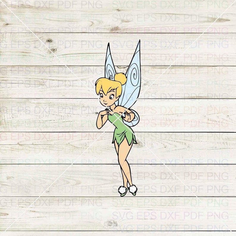 Tinker_bell_009 Svg Dxf Eps Pdf Png, Cricut, Cutting File, Vector ...