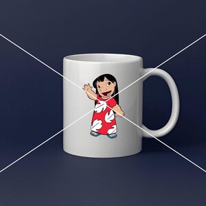Lilo_waving_lilo_and_stitch_008 Svg Dxf Eps Pdf Png, Cricut, Cutting ...