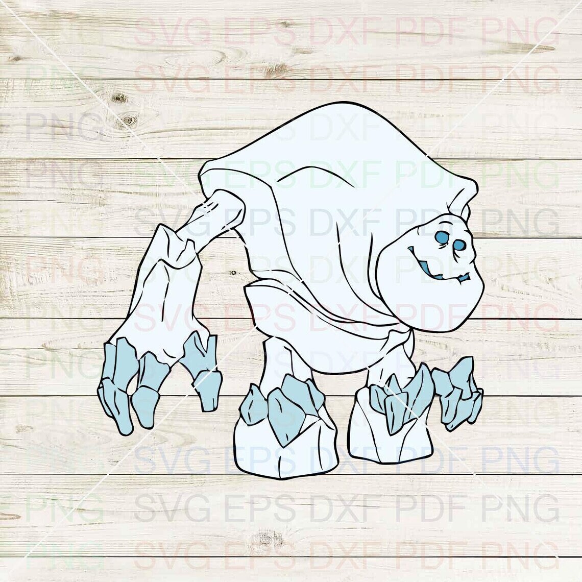 Marshmallow_frozen_025 Svg Dxf Eps Pdf Png, Cricut, Cutting File ...