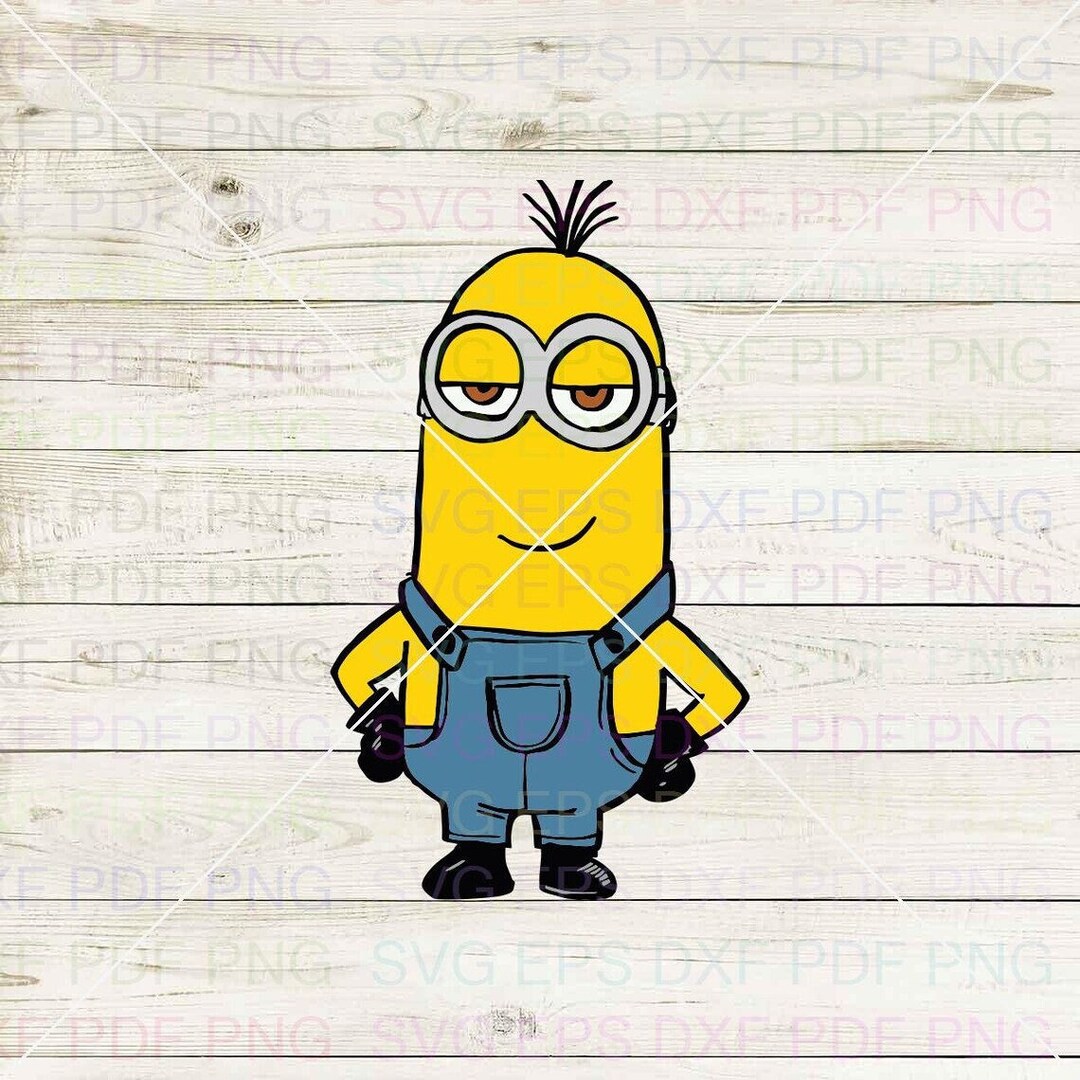 Minions_005 Svg Dxf Eps Pdf Png, Cricut, Cutting File, Vector, Clipart ...