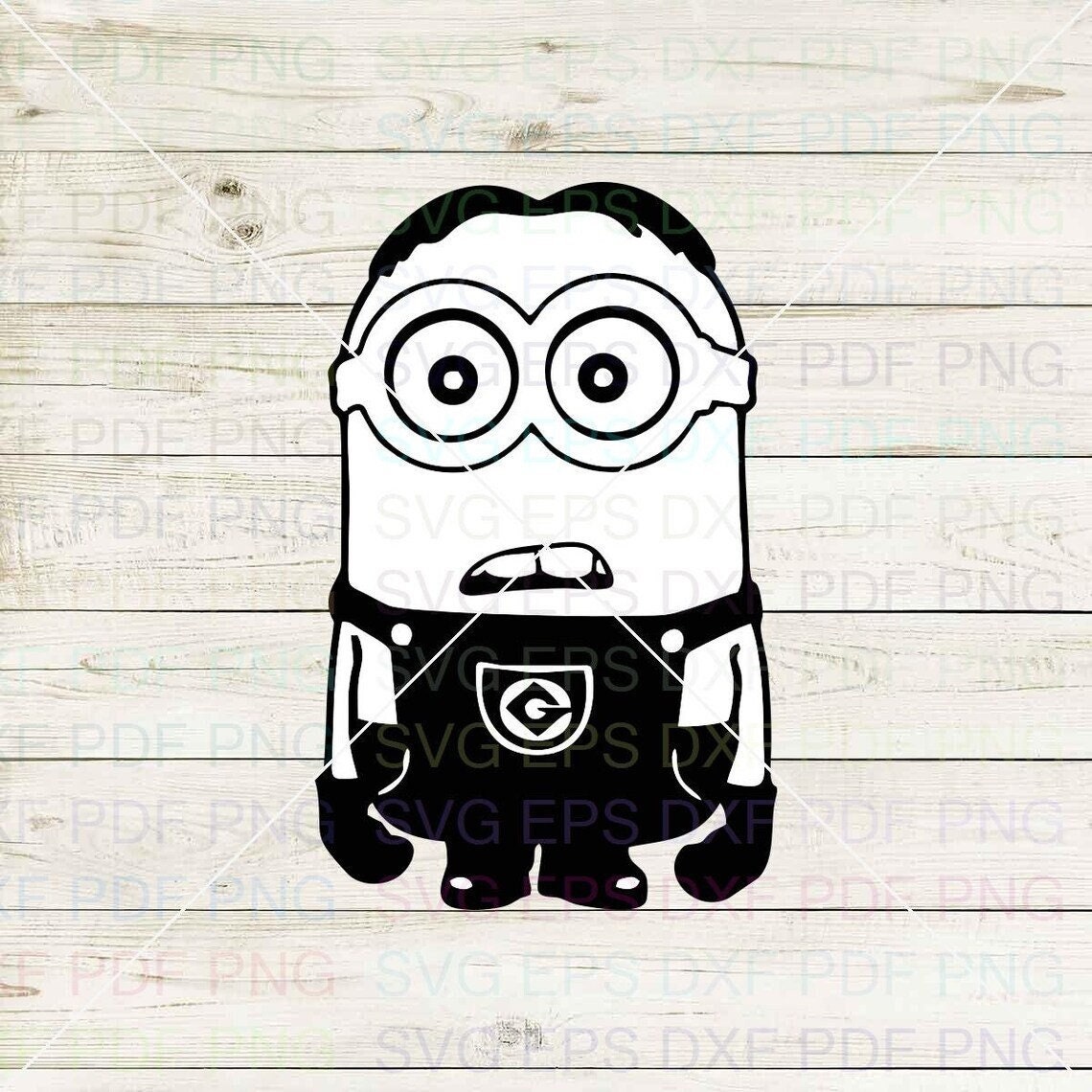Minions_027 Svg Dxf Eps Pdf Png, Cricut, Cutting File, Vector, Clipart ...