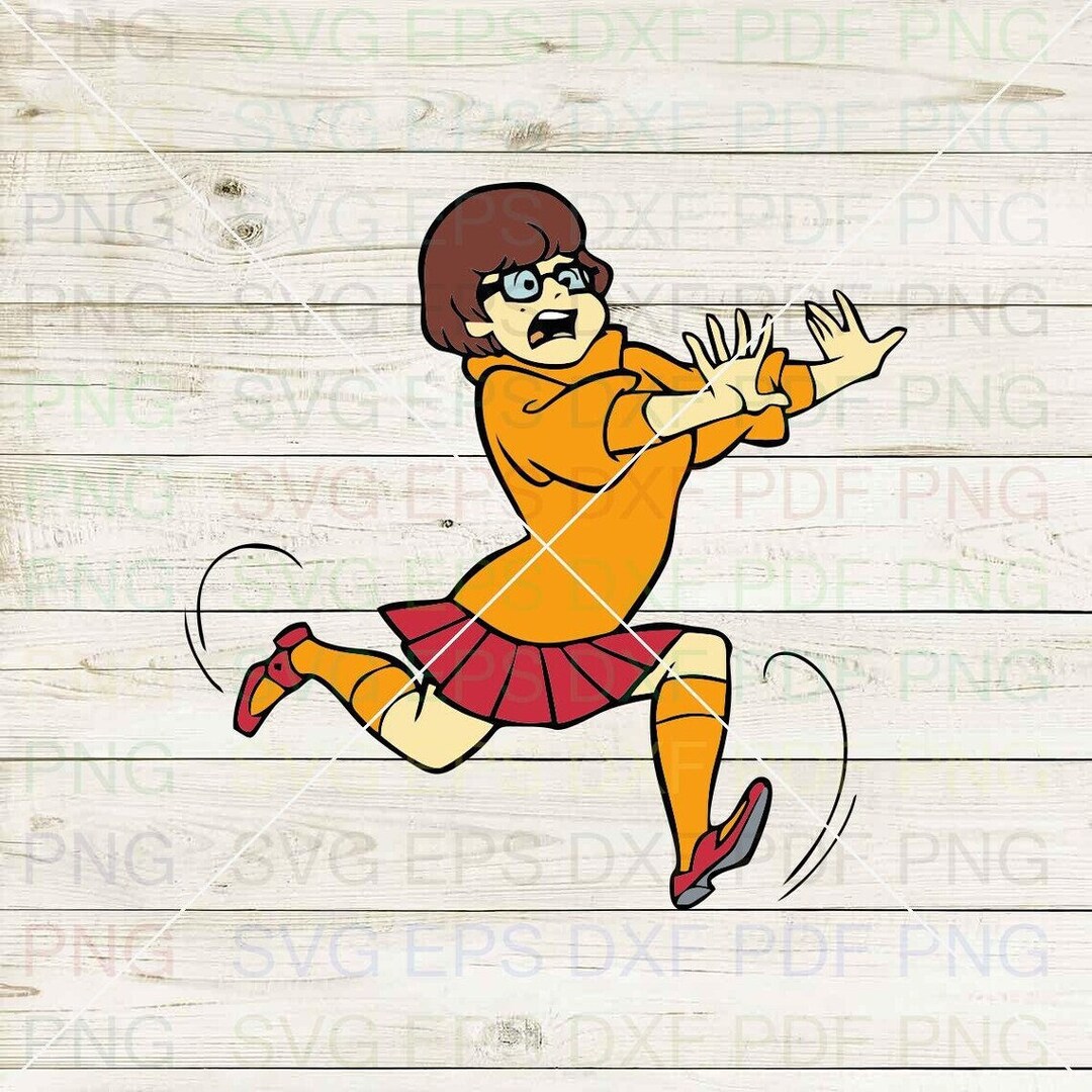 Velma_dinkley_scooby_doo_011 Svg Dxf Eps Pdf Png, Cricut, Cutting File, Vector, Clipart Instant ...