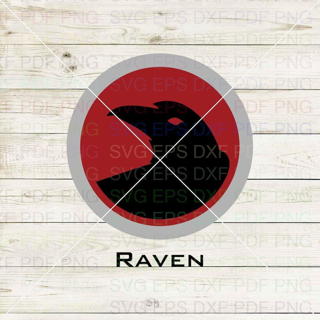 Raven_svg Svg Dxf Eps Pdf Png, Cricut, Cutting File, Vector, Clipart ...