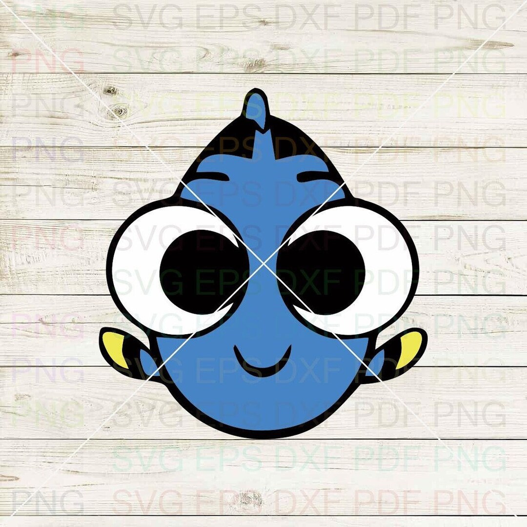 Dory_finding_nemo_019 Svg Dxf Eps Pdf Png, Cricut, Cutting File, Vector ...