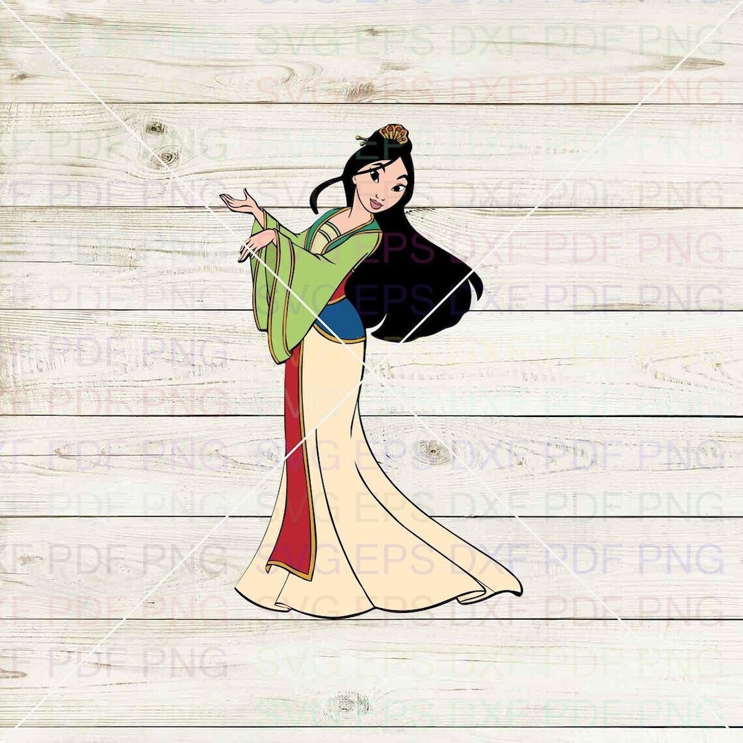 Mulan_005 Svg Dxf Eps Pdf Png, Cricut, Cutting File, Vector, Clipart ...