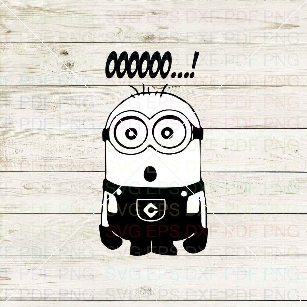 Minions_019 Svg Dxf Eps Pdf Png, Cricut, Cutting File, Vector, Clipart ...