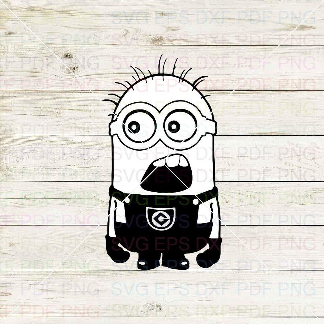 Minions_018 Svg Dxf Eps Pdf Png, Cricut, Cutting File, Vector, Clipart ...