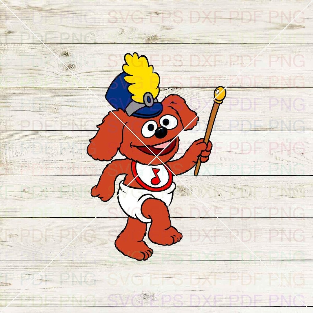 Baby_rowlf_muppet_babies_037 Svg Dxf Eps Pdf Png, Cricut, Cutting File ...