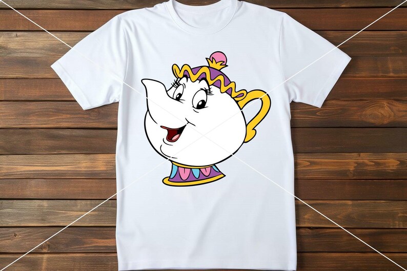 Mrs_potts_beauty_and_the_beast_029 Svg Dxf Eps Pdf Png, Cricut, Cutting ...